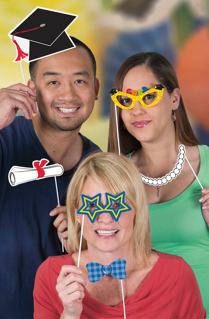 Graduation Photo Booth Props 10 ct.| Party Stop