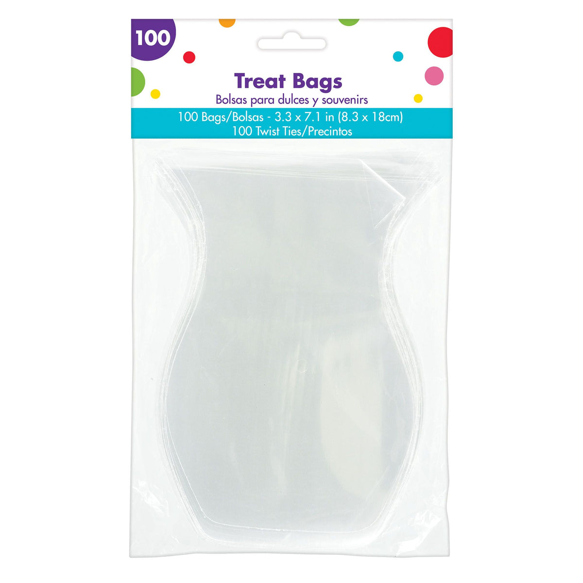 Shaped Cello Basket Bag- Clear 100 ct.| Party Stop