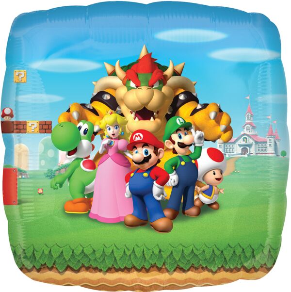 28" Mario Jumbo Foil Balloon | Super Mario Party| Party Stop