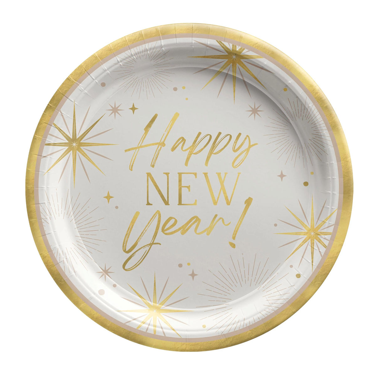 Golden Soiree 9" Round Plates 8 ct. – Party Stop NOLA| Party Stop