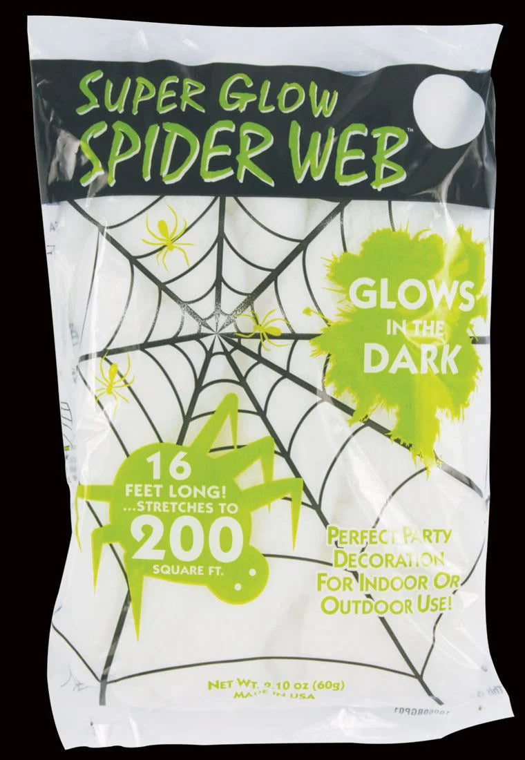 Super Glow Spider Web| Party Stop