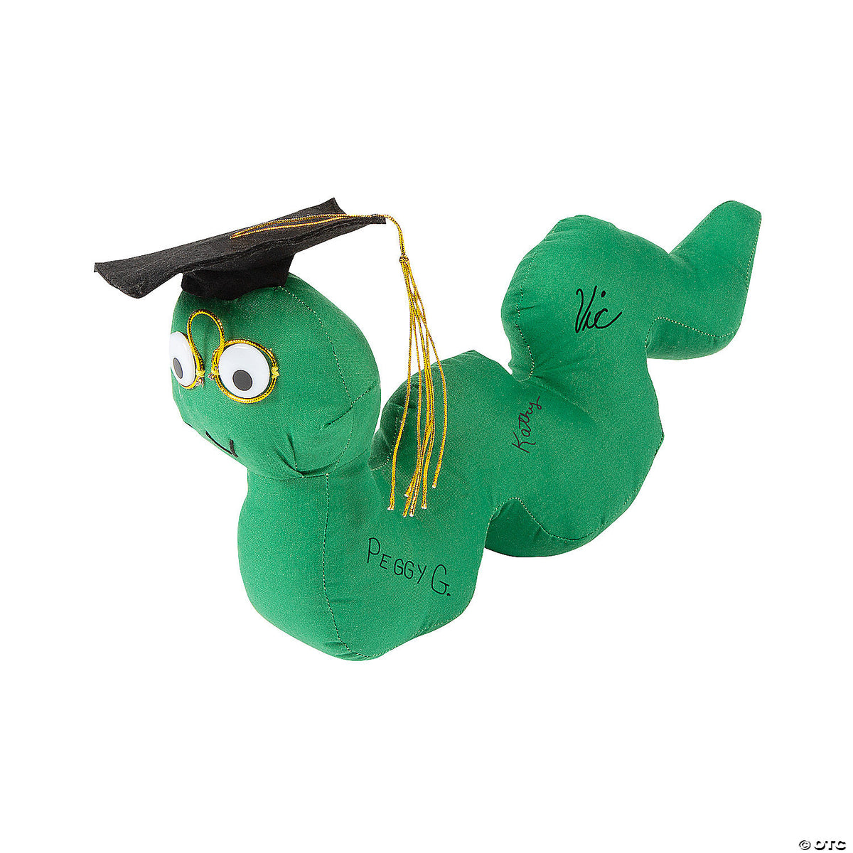Graduation Autograph Stuffed Bookworm| Party Stop