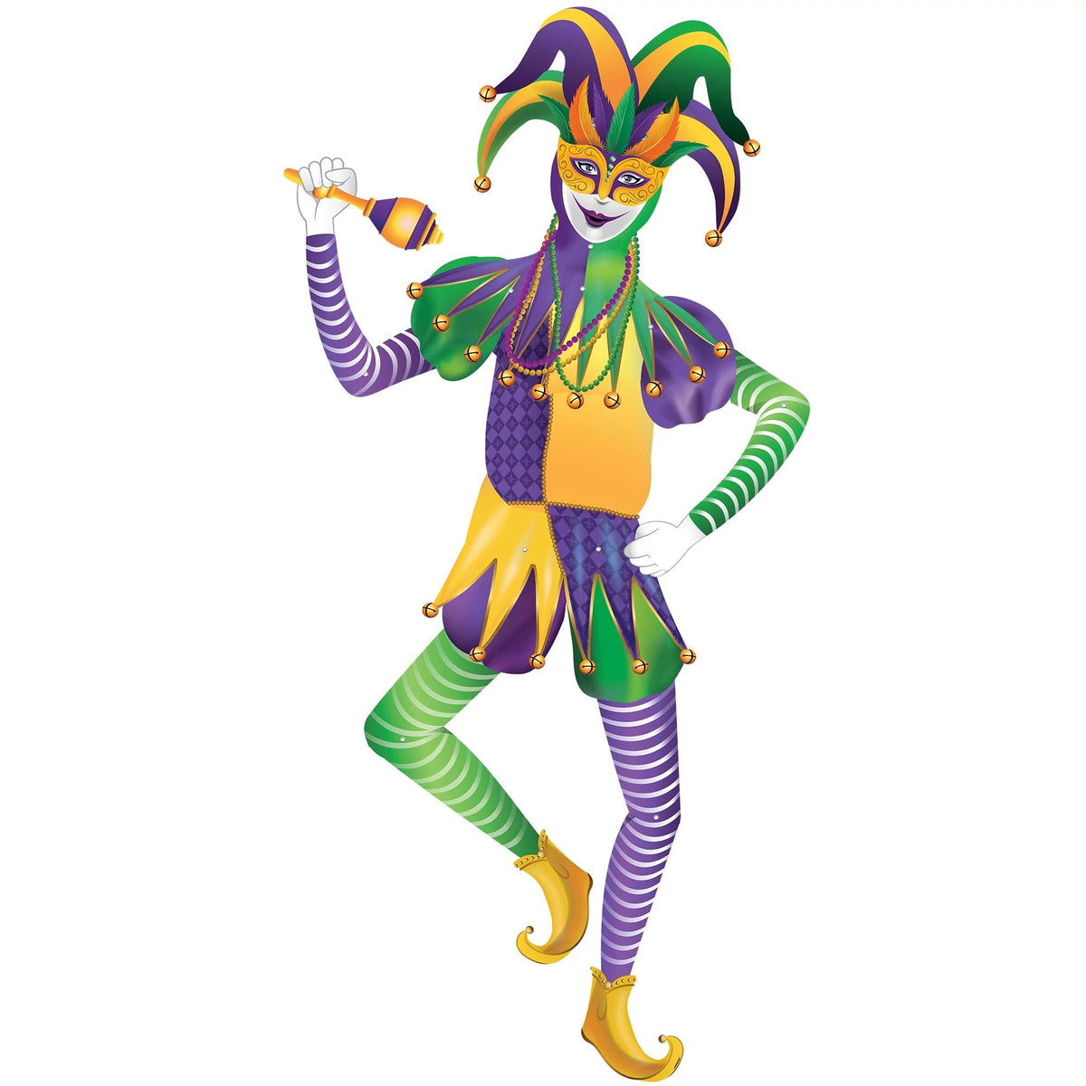 Large Jointed Jester Cutout| Party Stop