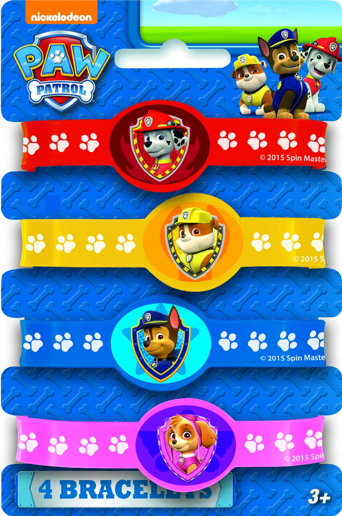Paw Patrol Stretchy Bracelets 4 ct. | Party Stop